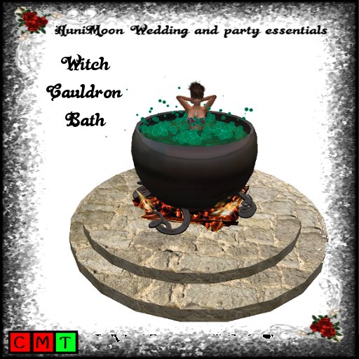 Second Life Marketplace - Witches Cauldron Bath
